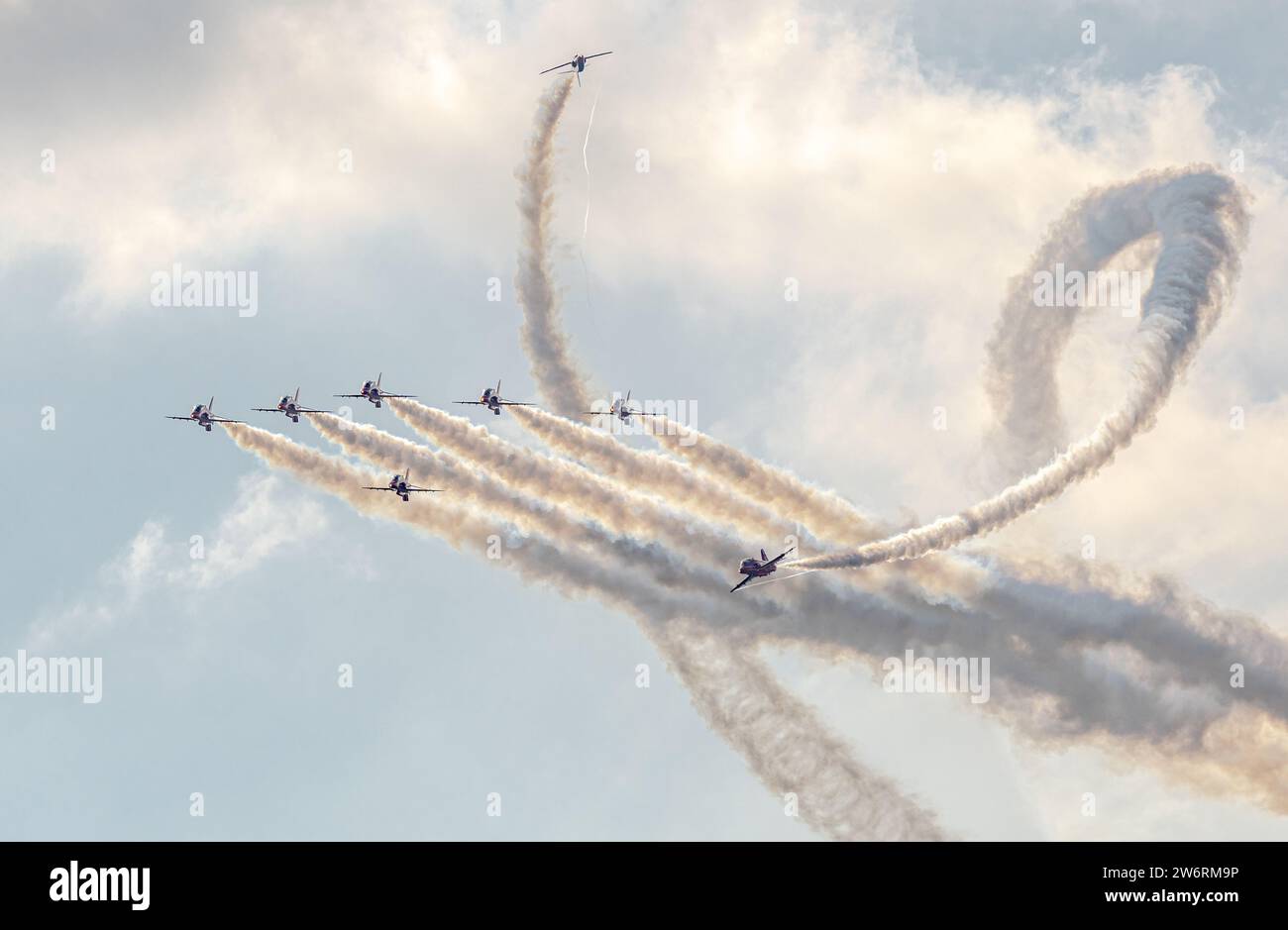 Red Arrows Aerobatic Display team, (BAE Systems Hawk T1), Jersey ...
