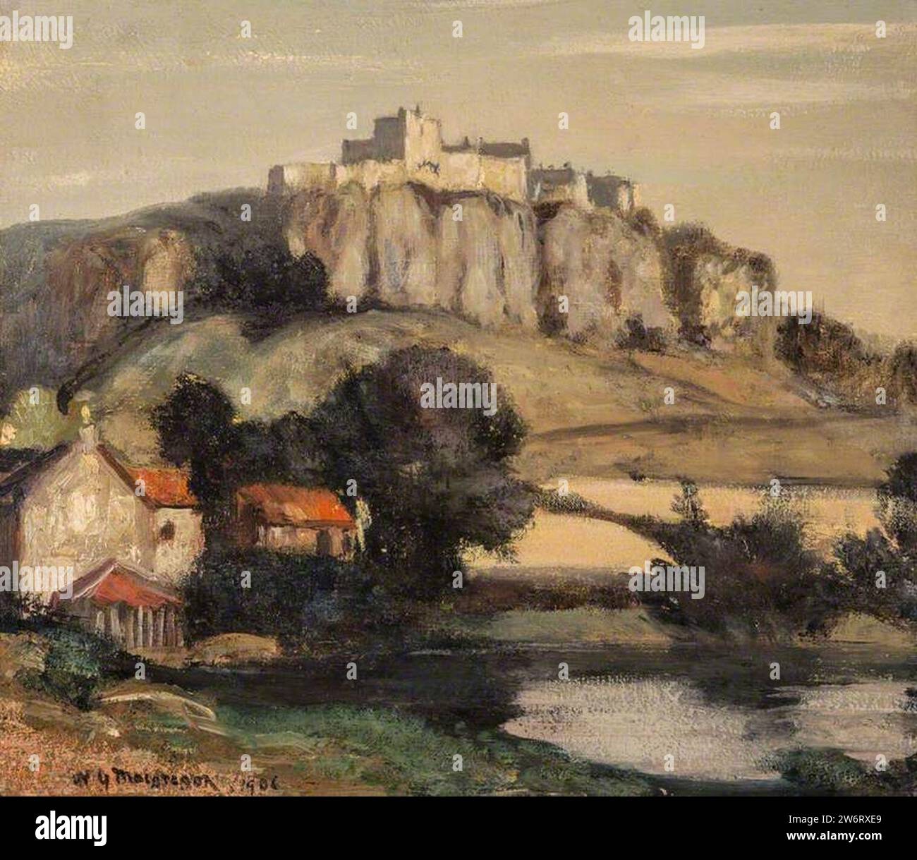 William York MacGregor (1855-1923) - A Castle on a Cliff - NG 1957 ...