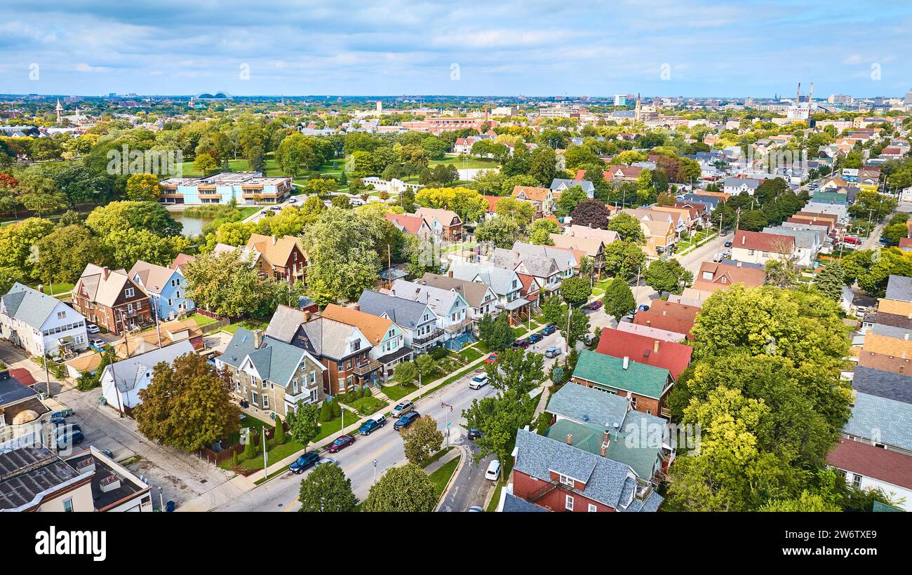 Milwaukee neighborhood hi-res stock photography and images - Alamy