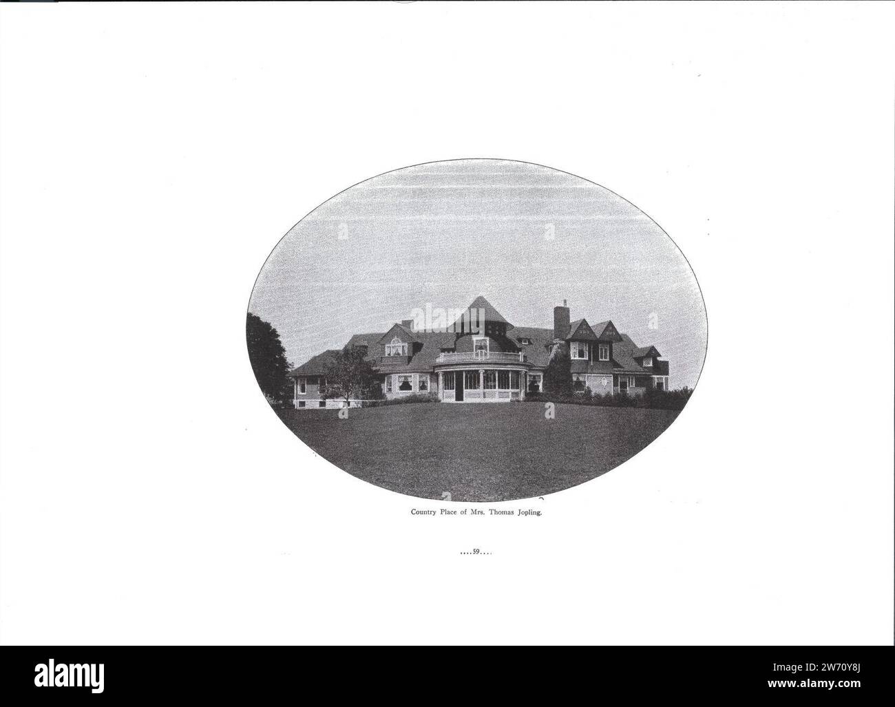 Willoughby Hall Thomas Jopling 1903 Stock Photo - Alamy