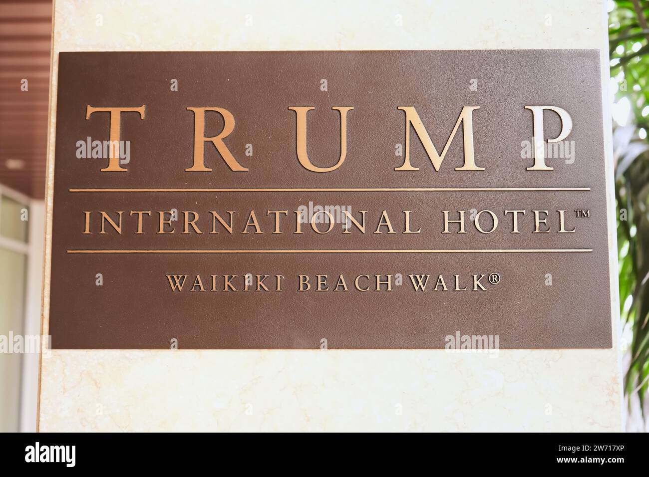 Honolulu, HI - December 16, 2023: Trump Interntional Hotel Waikiki ...