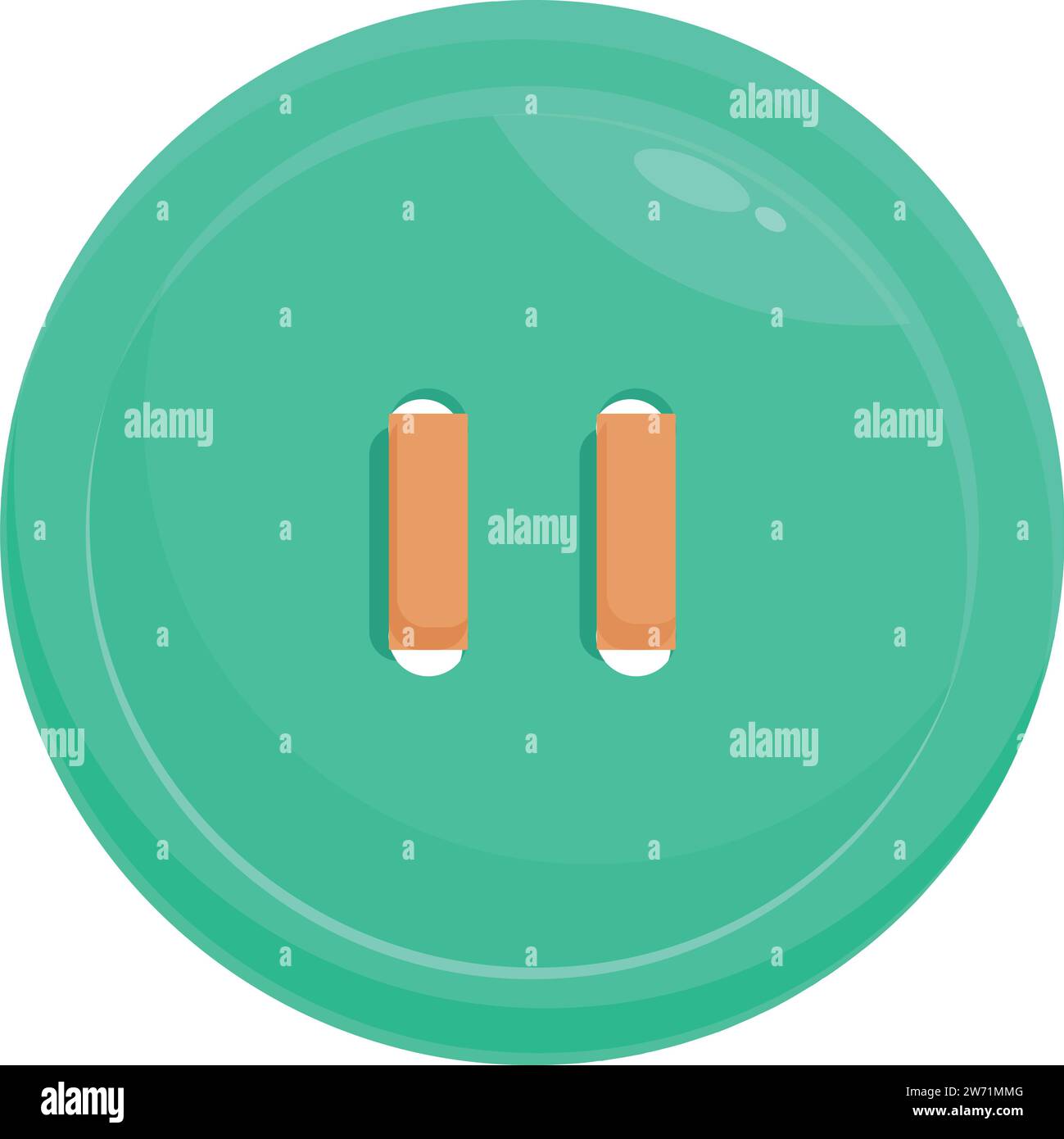 Top classic button icon cartoon vector. Classic denim. Tailor garment ...