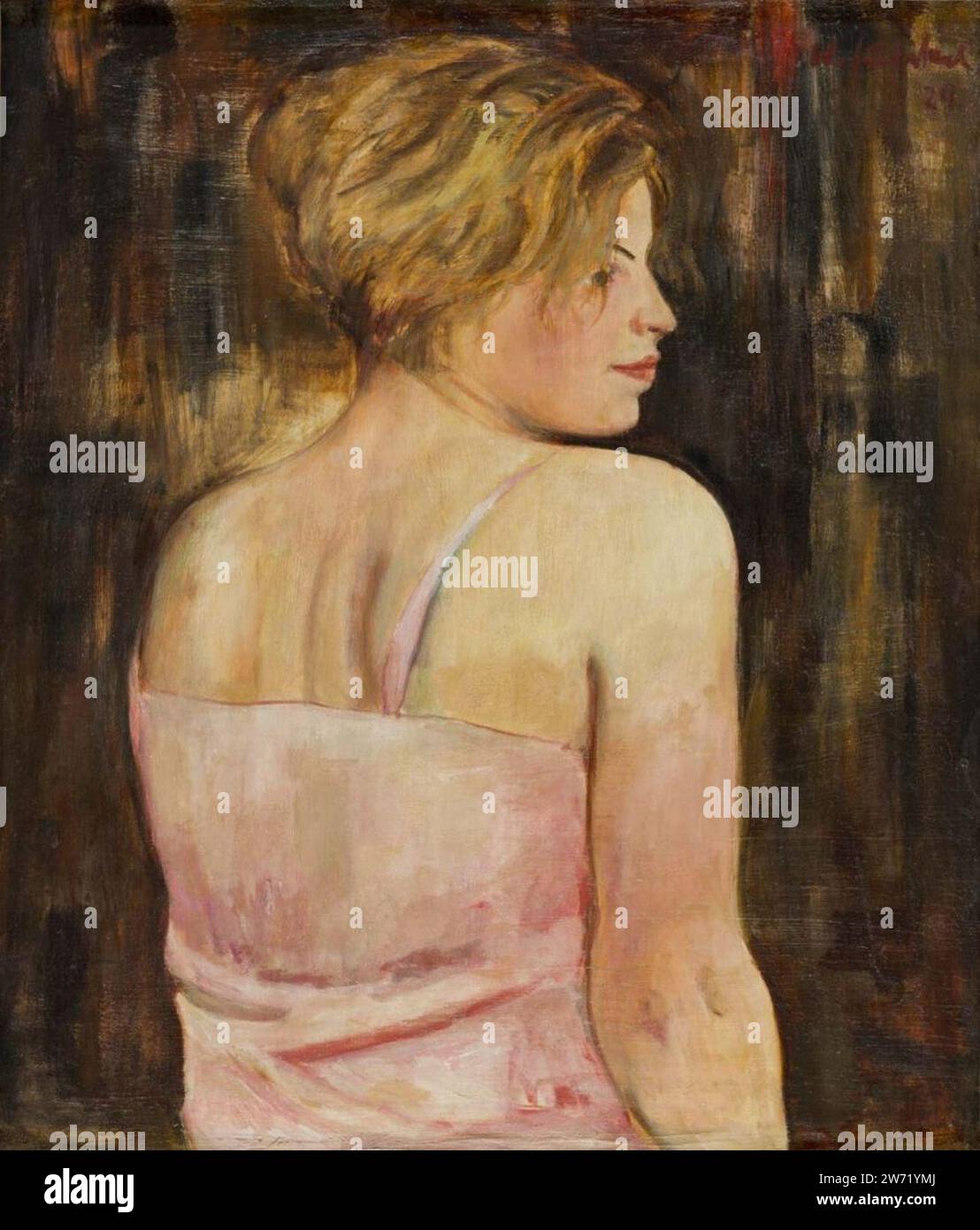 Willy Jaeckel - Bildnis einer Künstlerin (Ruth Albu oder Dorothea Albu ...