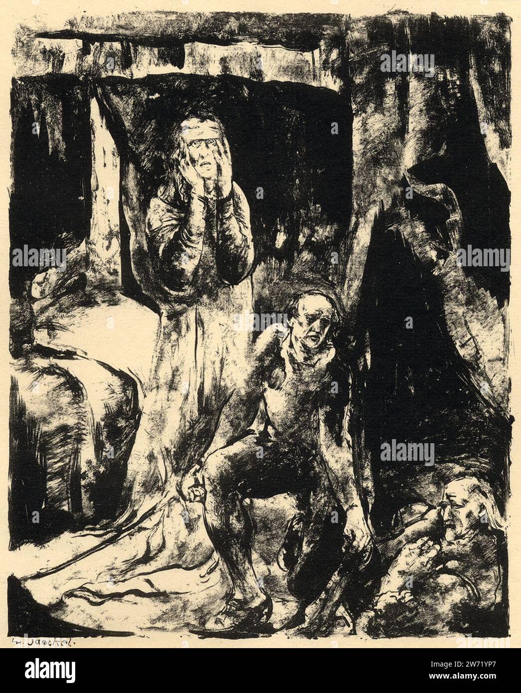 Willy Jaeckel, Hamlet Stock Photo - Alamy