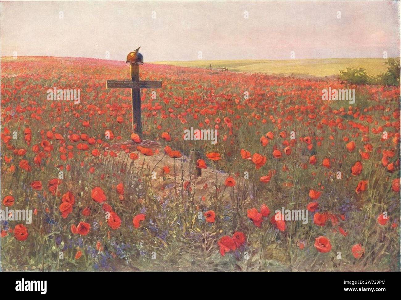 Willy Werner - Hier ruht Stock Photo - Alamy