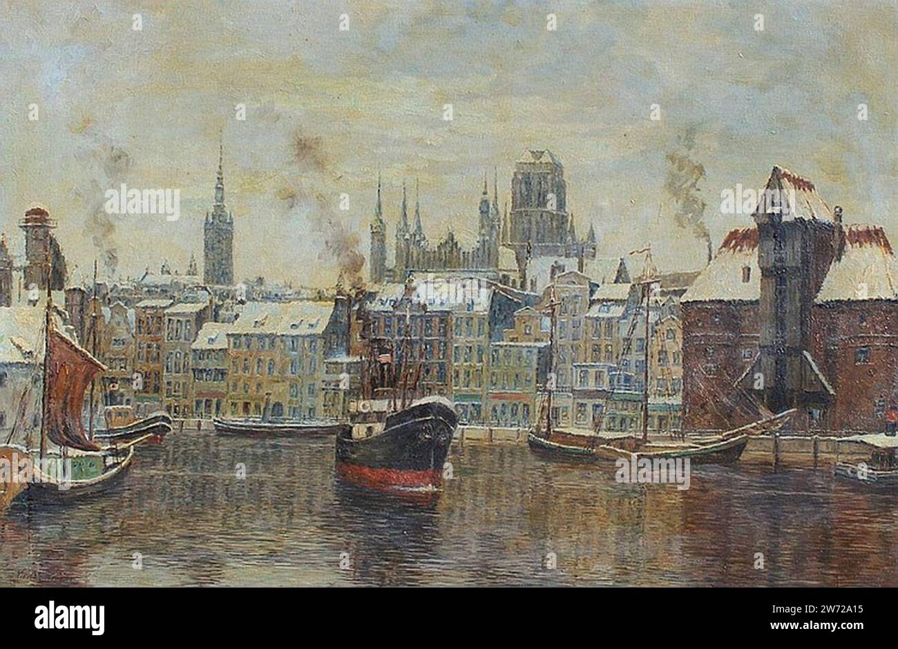 Willy Werner - Danzig im Winter Stock Photo - Alamy