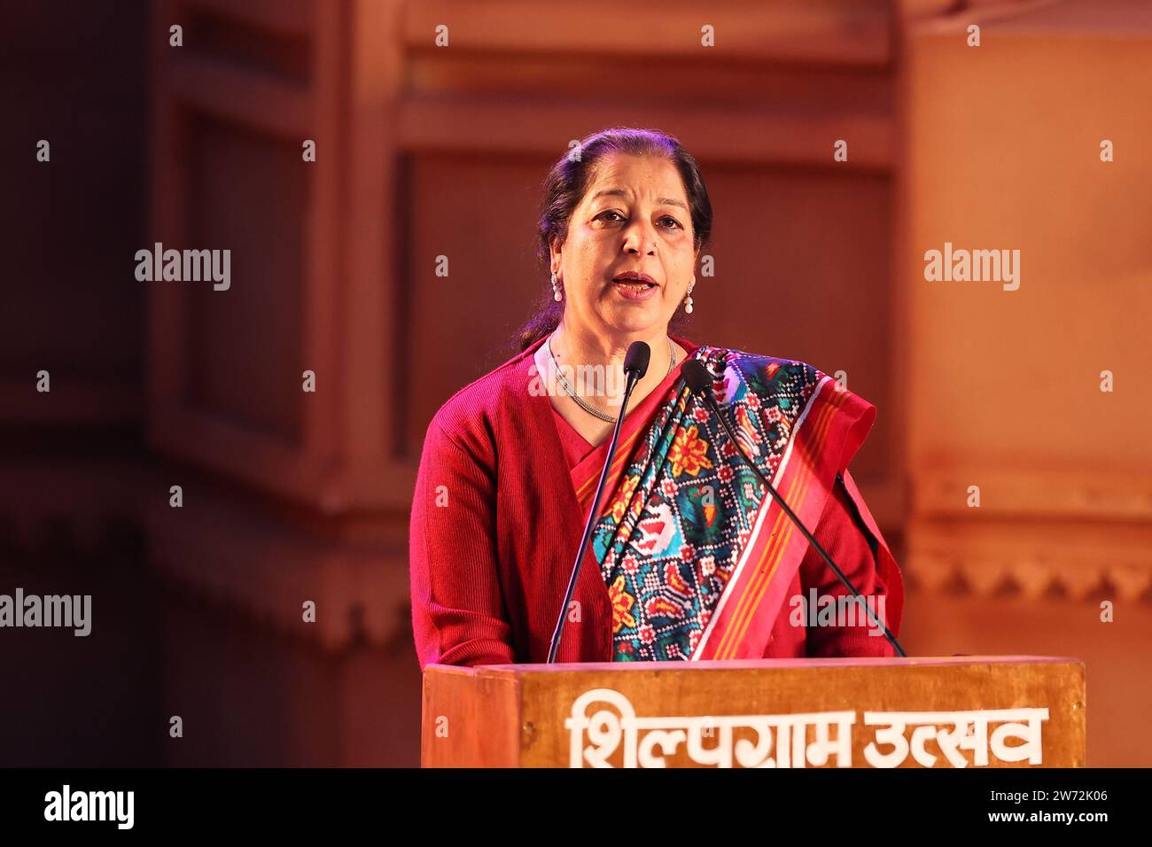 Udaipur, India. 21st Dec, 2023. Shilpgram Utsav 2023 : Udaipur ...