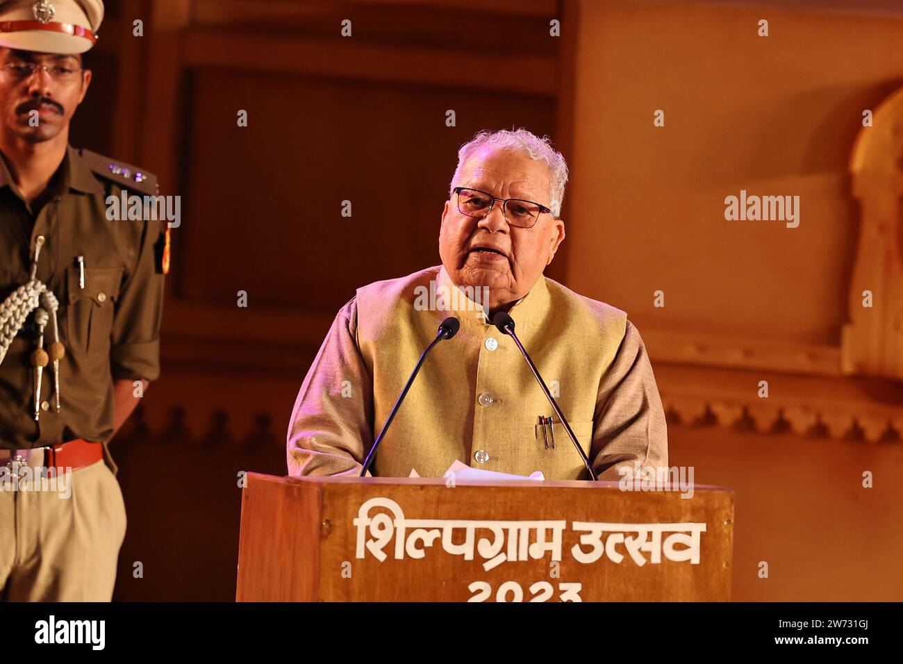 Udaipur, India. 21st Dec, 2023. Shilpgram Utsav 2023 : Udaipur ...