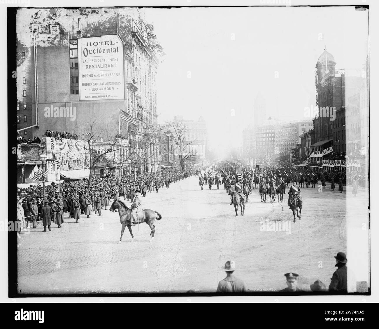Wilson Inauguration, 1917 Stock Photo - Alamy