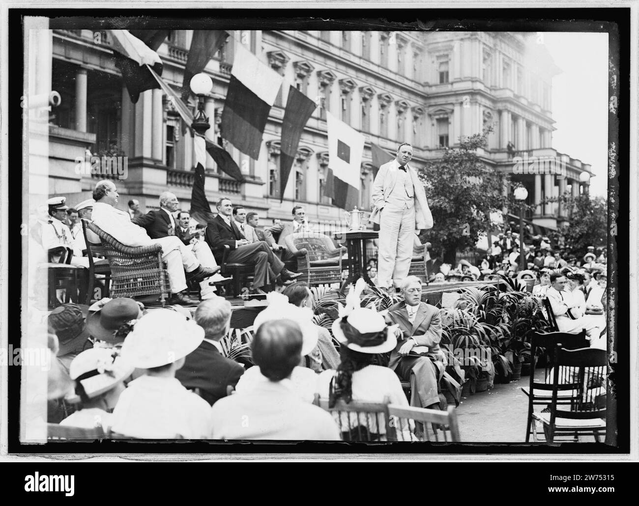 Wilson, Flag Day, June 1914 Stock Photo - Alamy