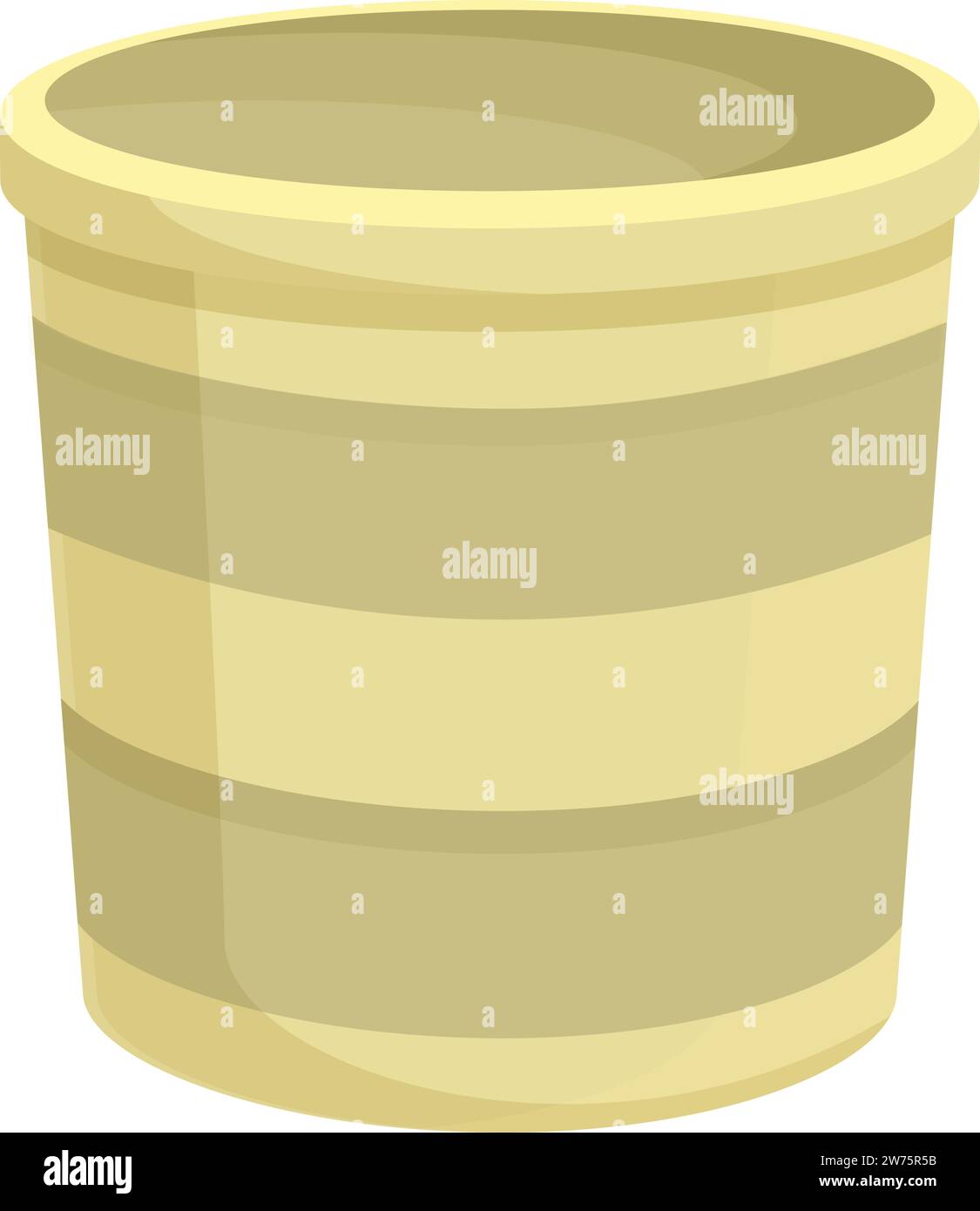 Soiled laundry basket icon cartoon vector. Wash home dry. Home cleaning ...