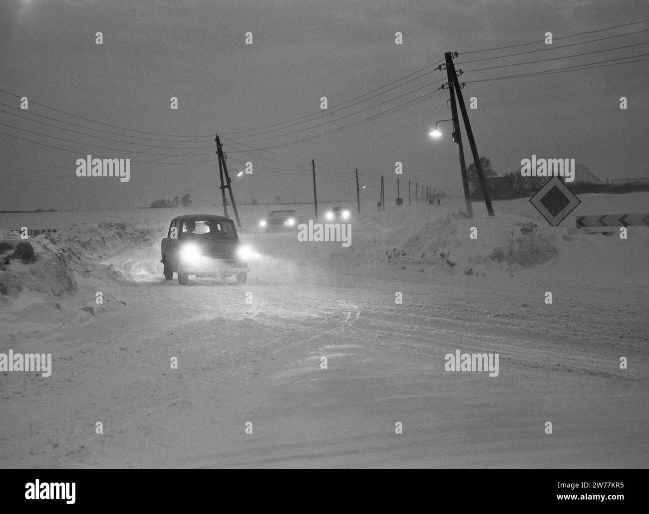 Cars driving on the roads in Amsterdam that have been transformed into ...