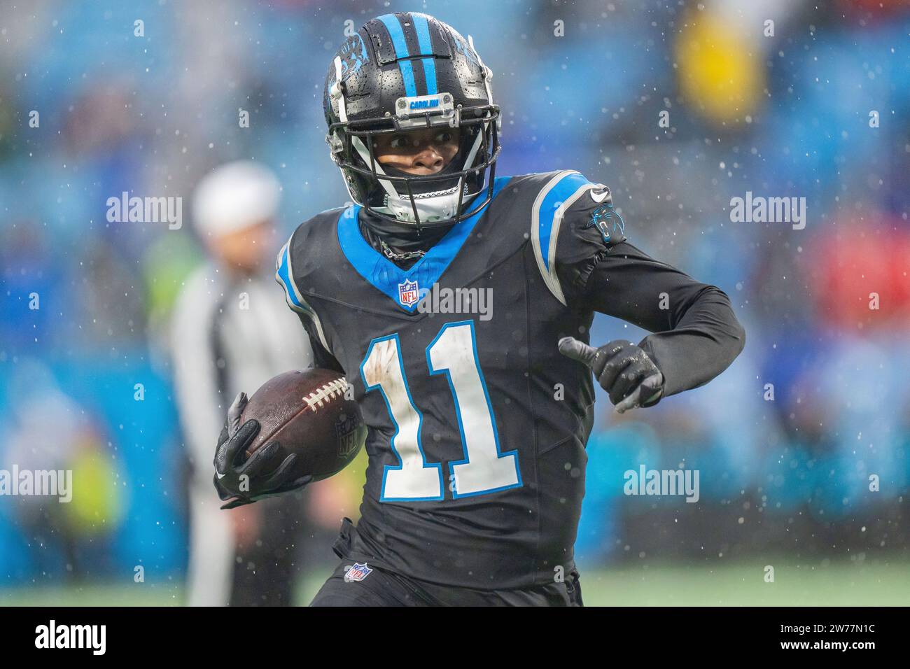 Carolina Panthers wide receiver Ihmir Smith-Marsette (11) plays against ...
