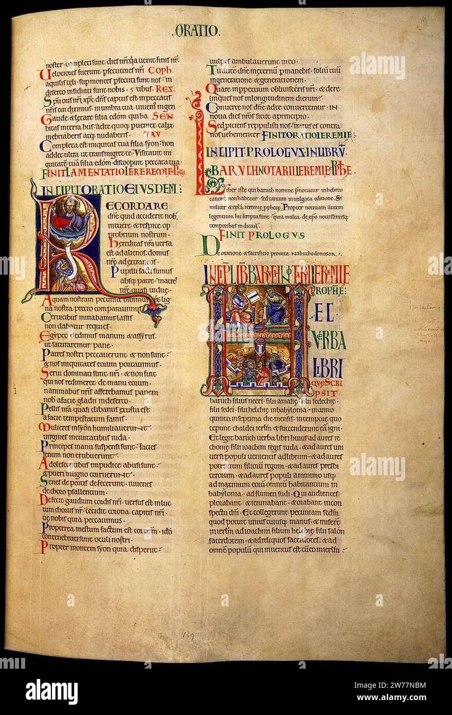 Winchester bible - 02e - 1150 Stock Photo - Alamy