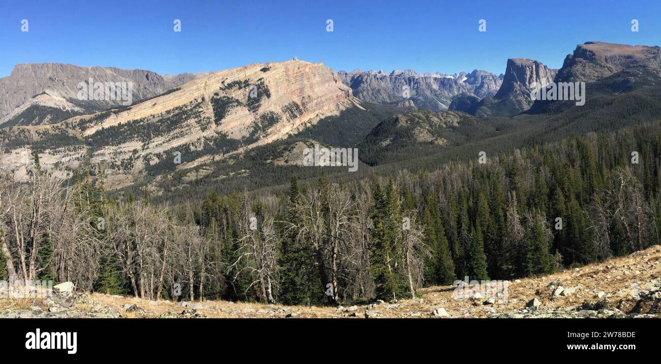 Wind River Range - Bridger Wilderness Stock Photo - Alamy