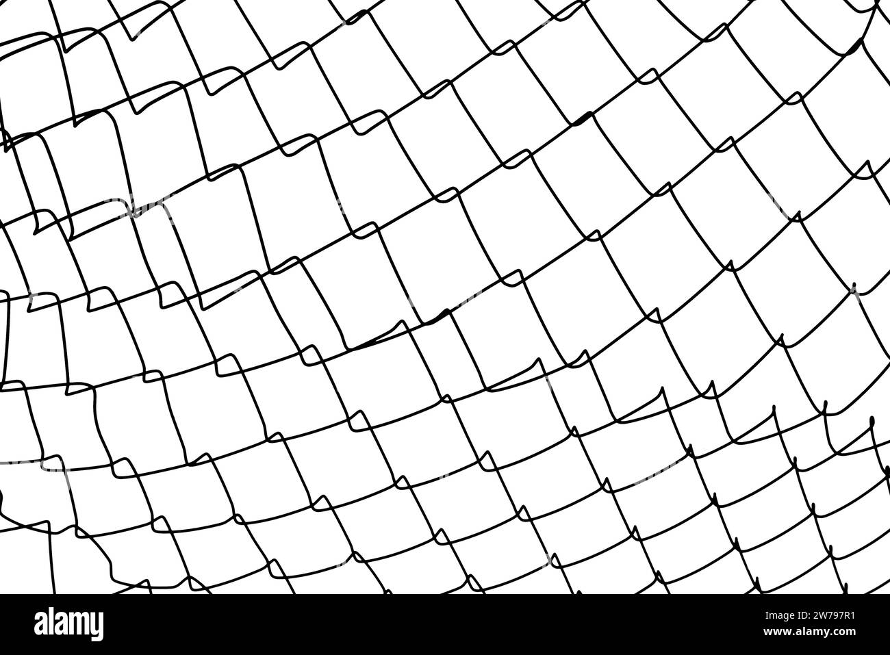 The texture of the metal mesh on a white background. Torn steel, metal ...