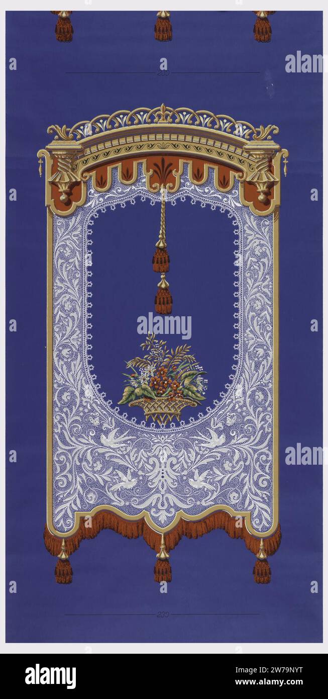 Window Shade (USA), 1870 Stock Photo - Alamy