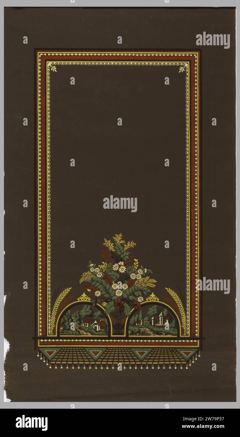 Window Shade (possibly USA), 1870–80 Stock Photo - Alamy