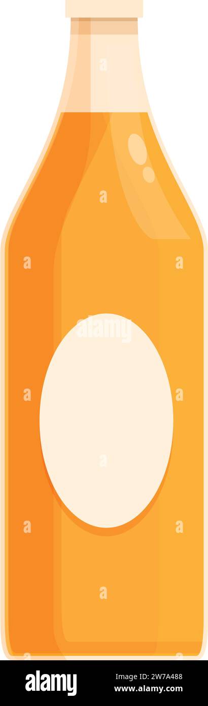 Summer nature fruit drink icon cartoon vector. Apple cider. Press punch ...