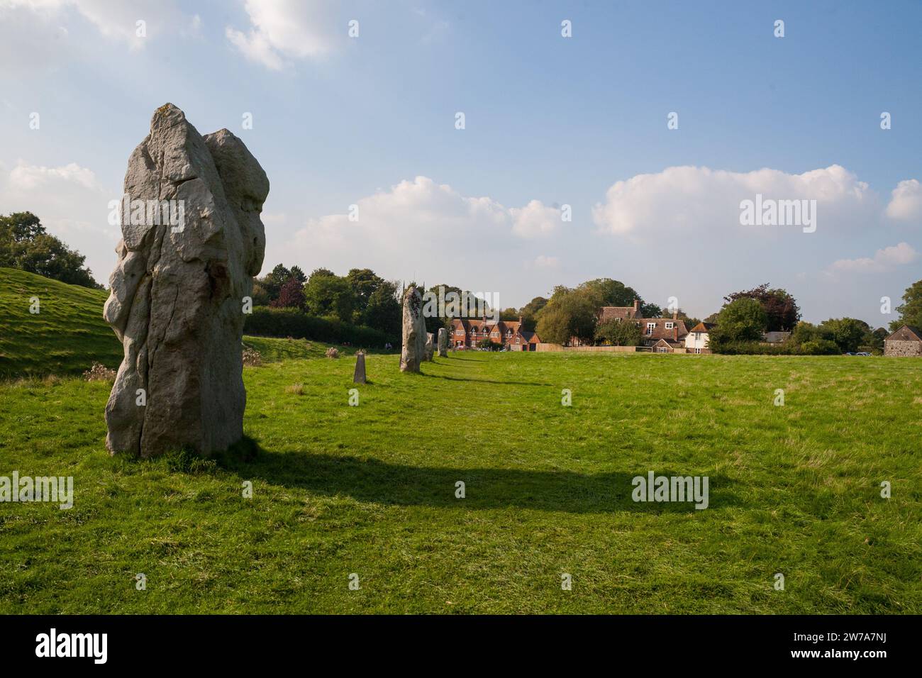 Avebury Henge and Stone Circles, Avebury England Stock Photo - Alamy