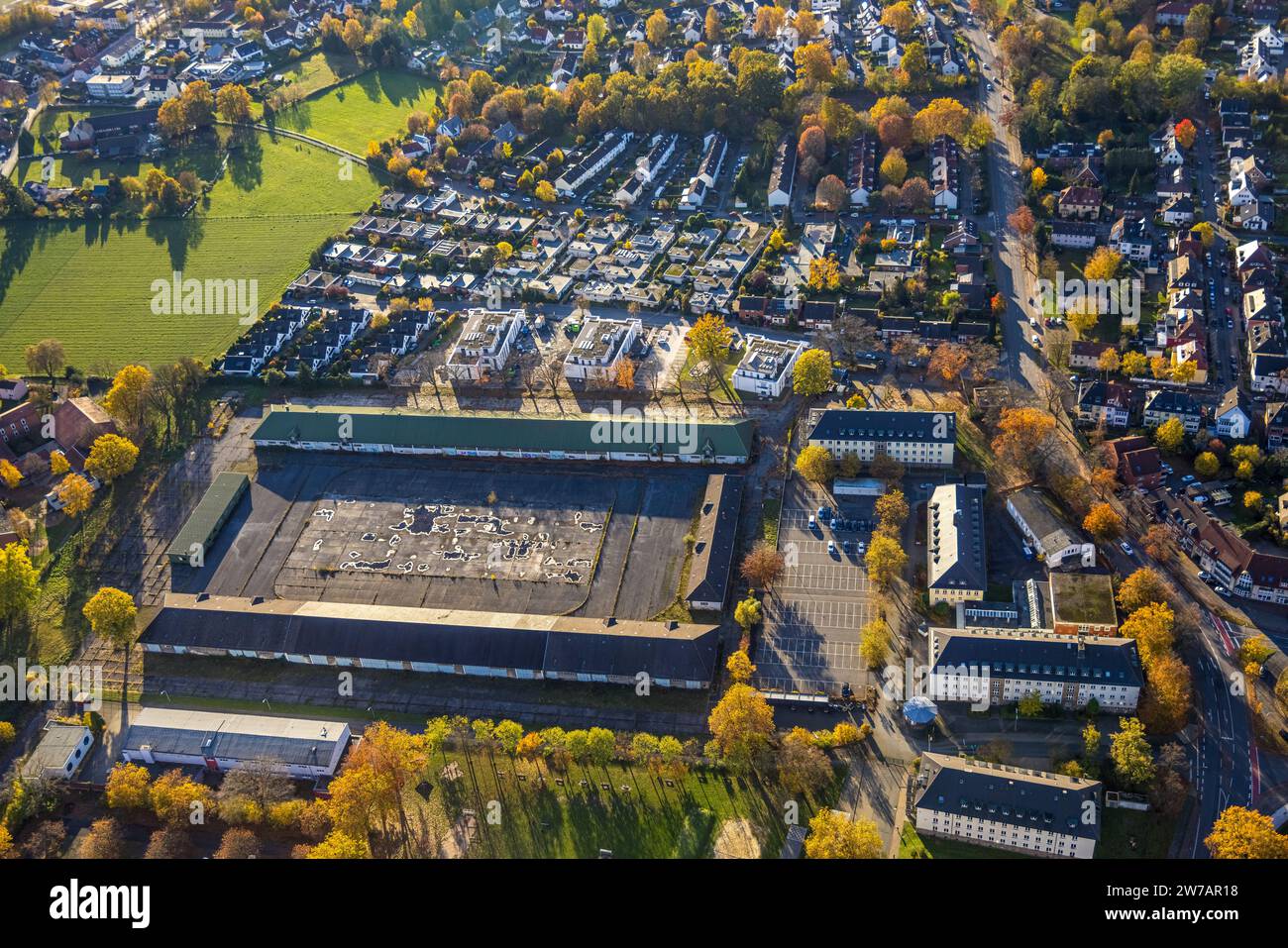 Aerial view, Federal Office of Administration Hamm Federal authority ...