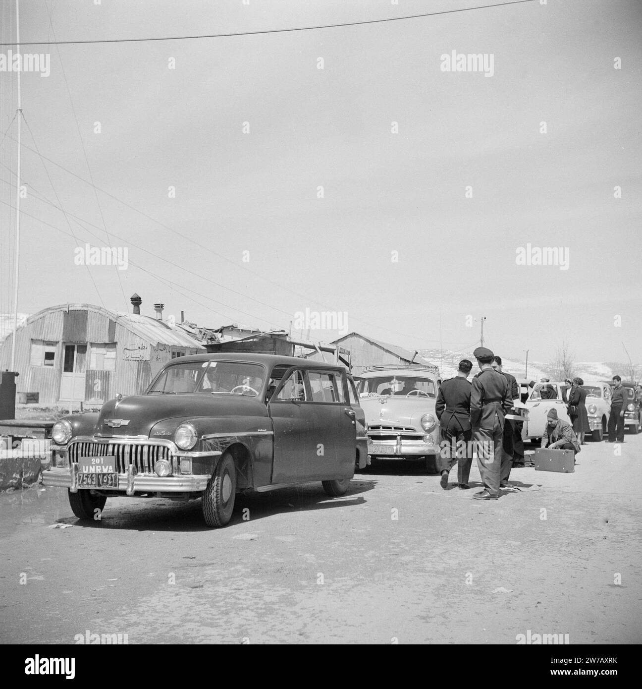 1950s syria lebanon border crossing hi-res stock photography and images ...