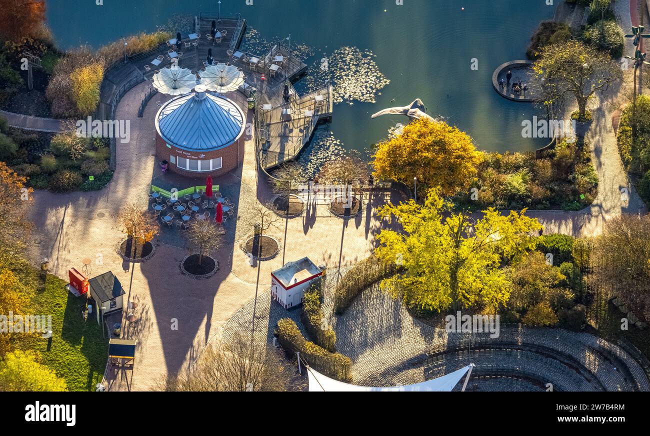 Lake kiosk and lake in maximilianpark hi-res stock photography and images - Alamy