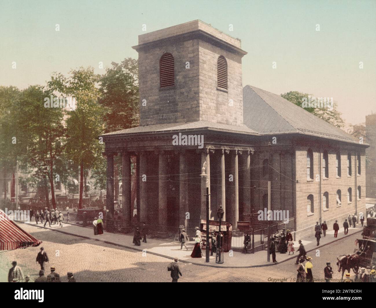 King's Chapel, Boston, Massachusetts 1900 Stock Photo - Alamy