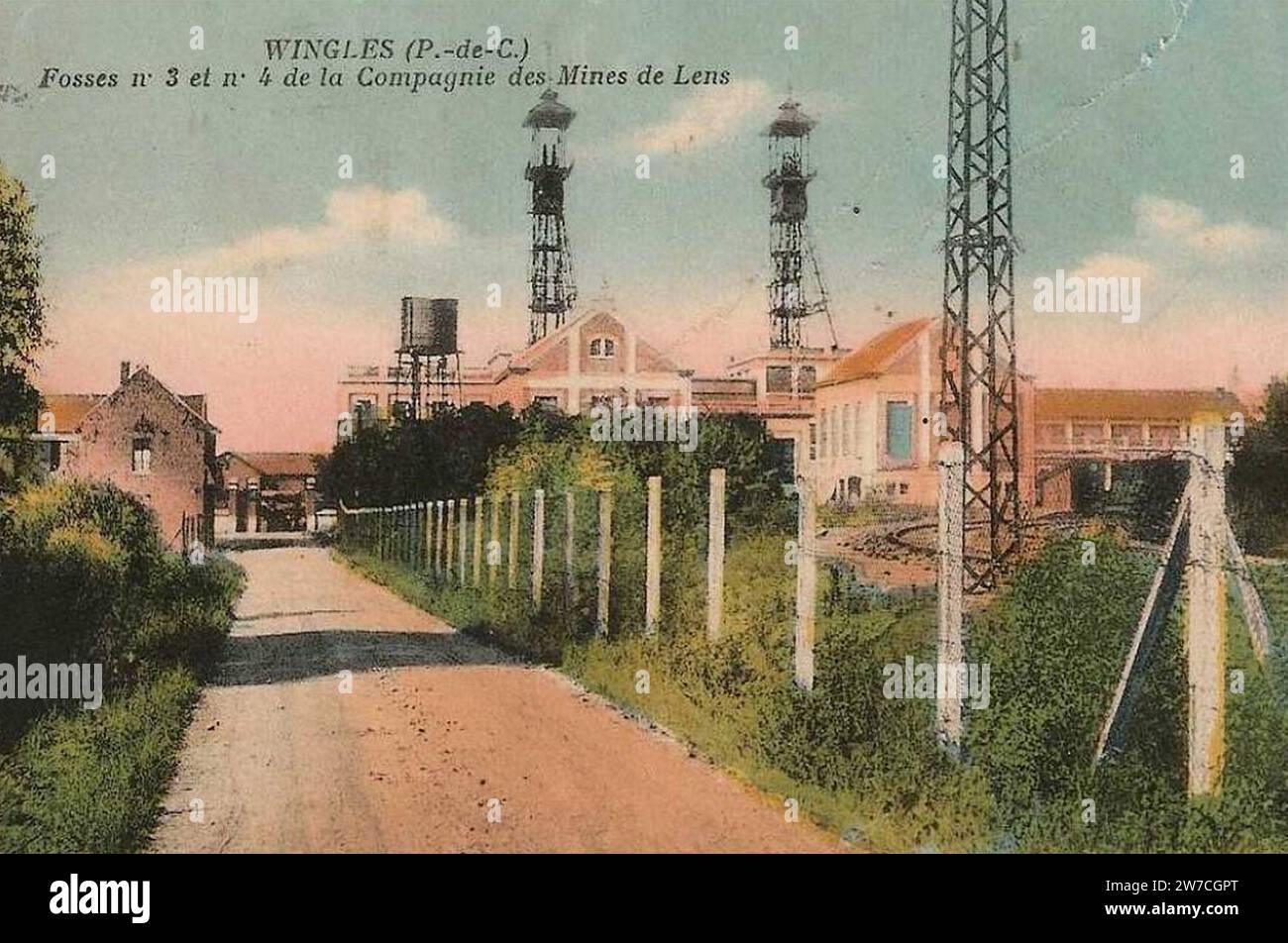 Wingles - Fosse n° 3 - 4 des mines de Meurchin Stock Photo - Alamy