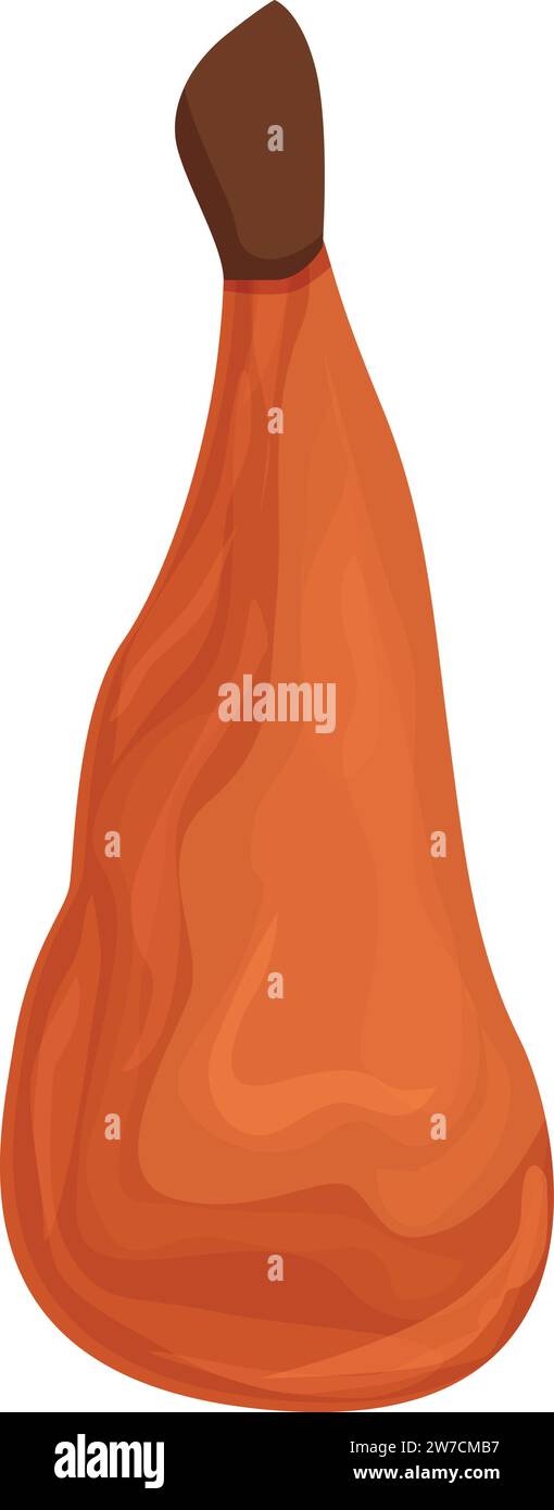 Animal farm food icon cartoon vector. Meat kitchen. Cured leg Stock ...