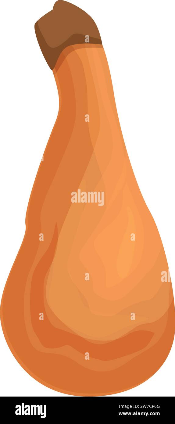 Cutlery jamon icon cartoon vector. Food pig meat. Animal farm Stock ...