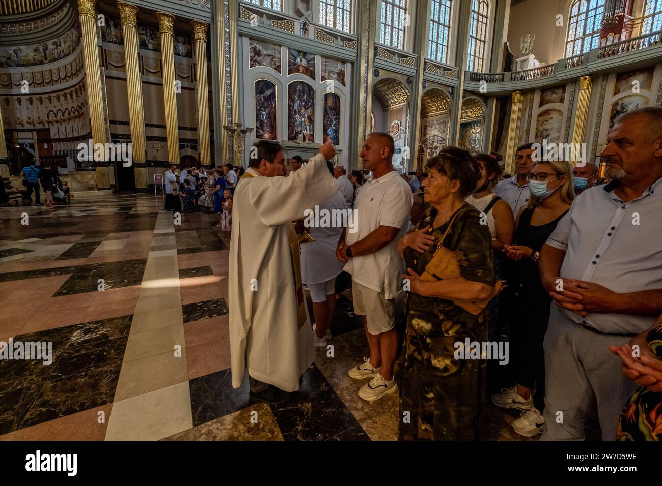 Solemnity of the assumption of mary into heaven hi-res stock ...