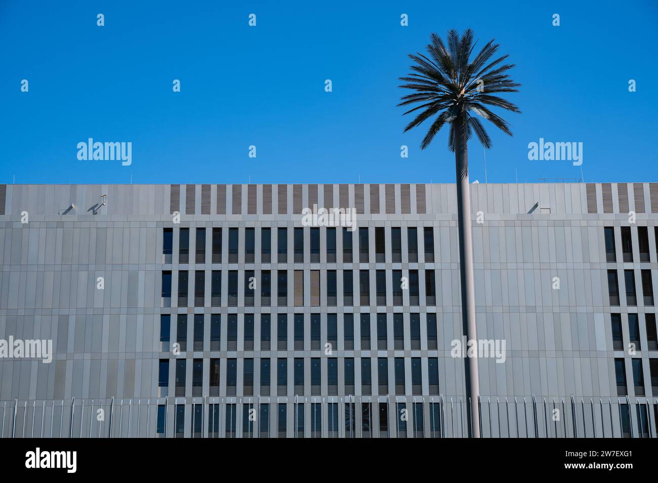 06.09.2023, Germany, Berlin, - View of the rear of the main building of ...
