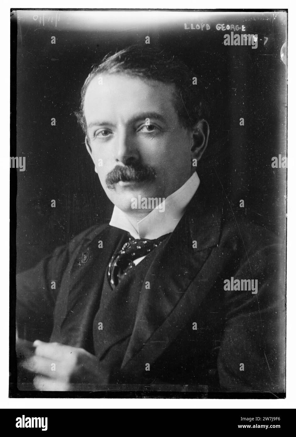Liberal Party statesman David Lloyd George, 1st Earl Lloyd-George of ...