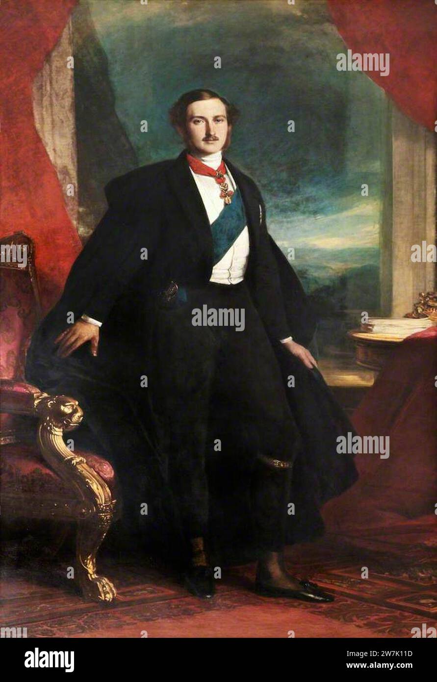 Winterhalter Prince Albert Stock Photo - Alamy