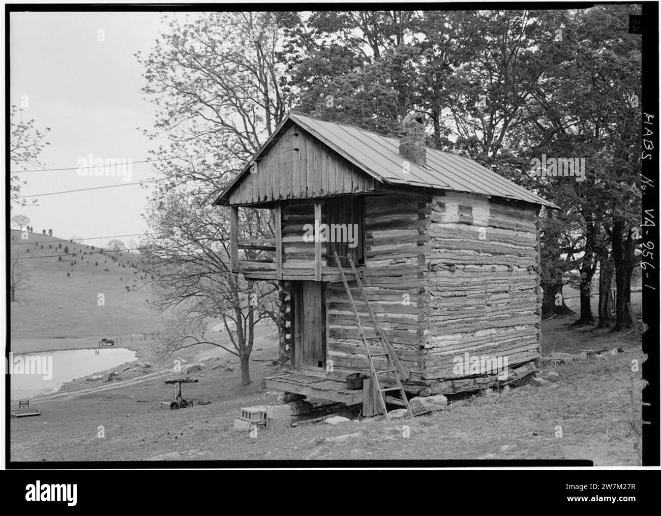 Winterview Farm Log Cabin Rockbridge County Virginia Stock Photo - Alamy