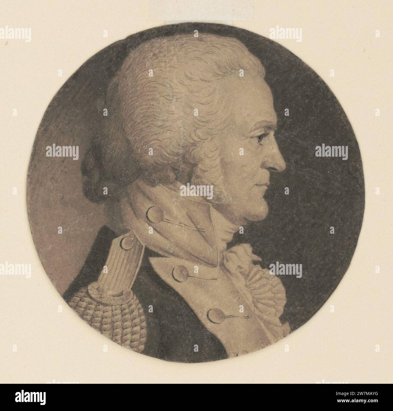 Winthrop Sargent, head-and-shoulders portrait, right profile Stock ...