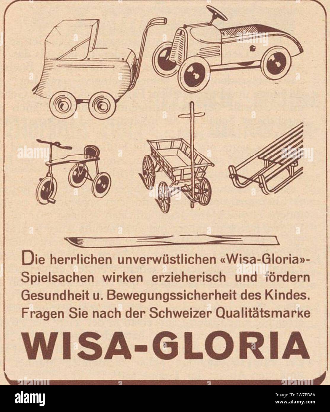 Wisa-Gloria Kinderspielzeug 1938 Stock Photo - Alamy