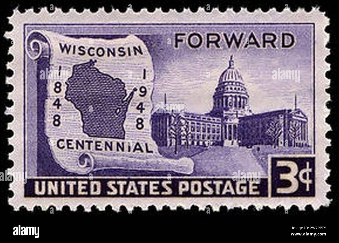 Wisconsin stamp hi-res stock photography and images - Alamy