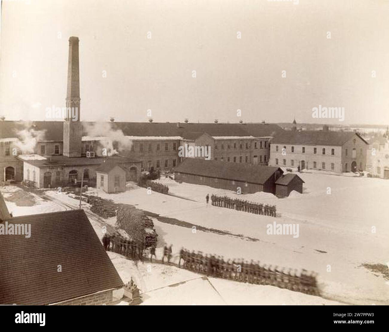 Wisconsin State Prison Buildings and Grounds Stock Photo - Alamy