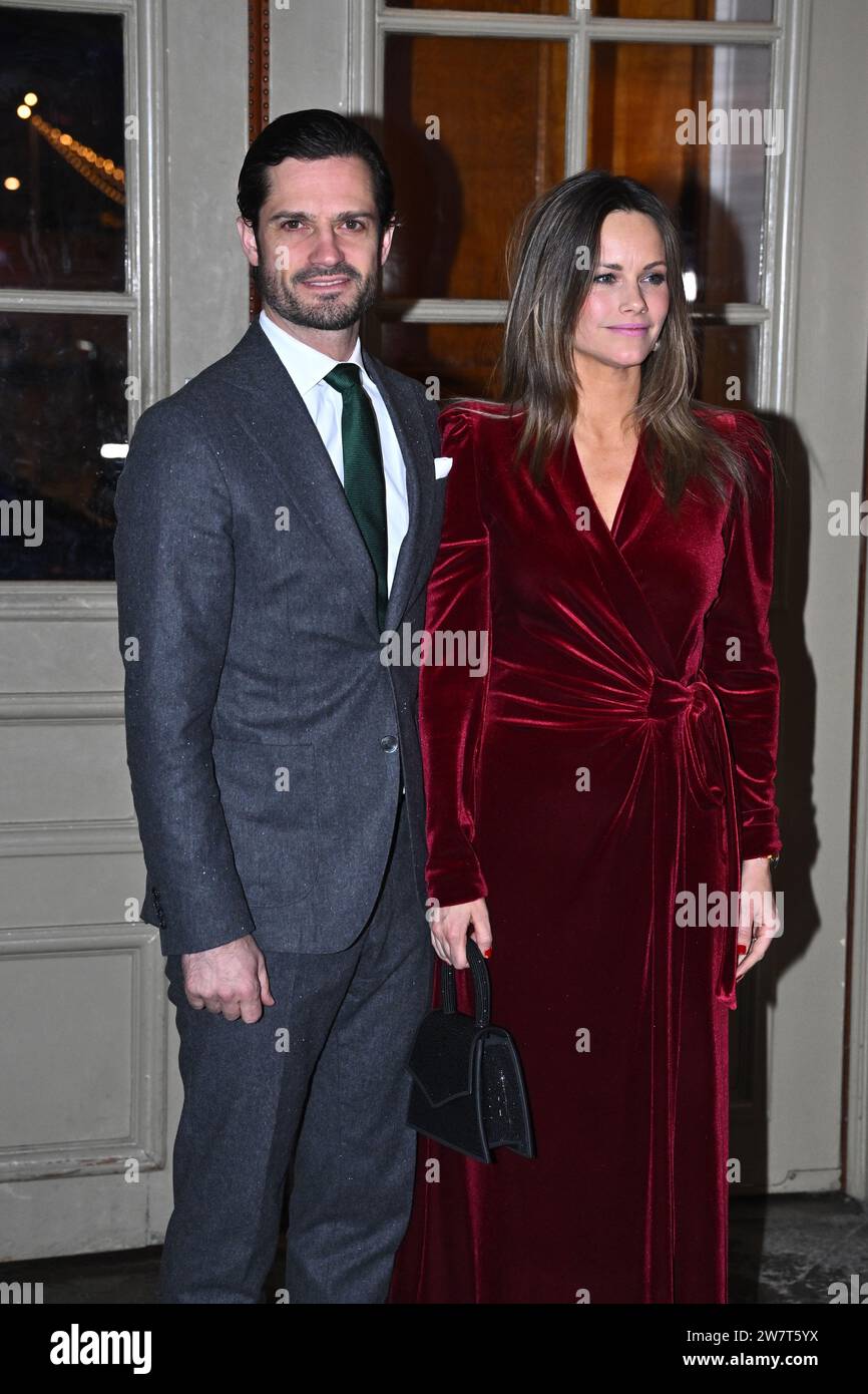 Stockholm, Sweden. 21st Dec, 2023. Prince Carl Philip and Princess ...