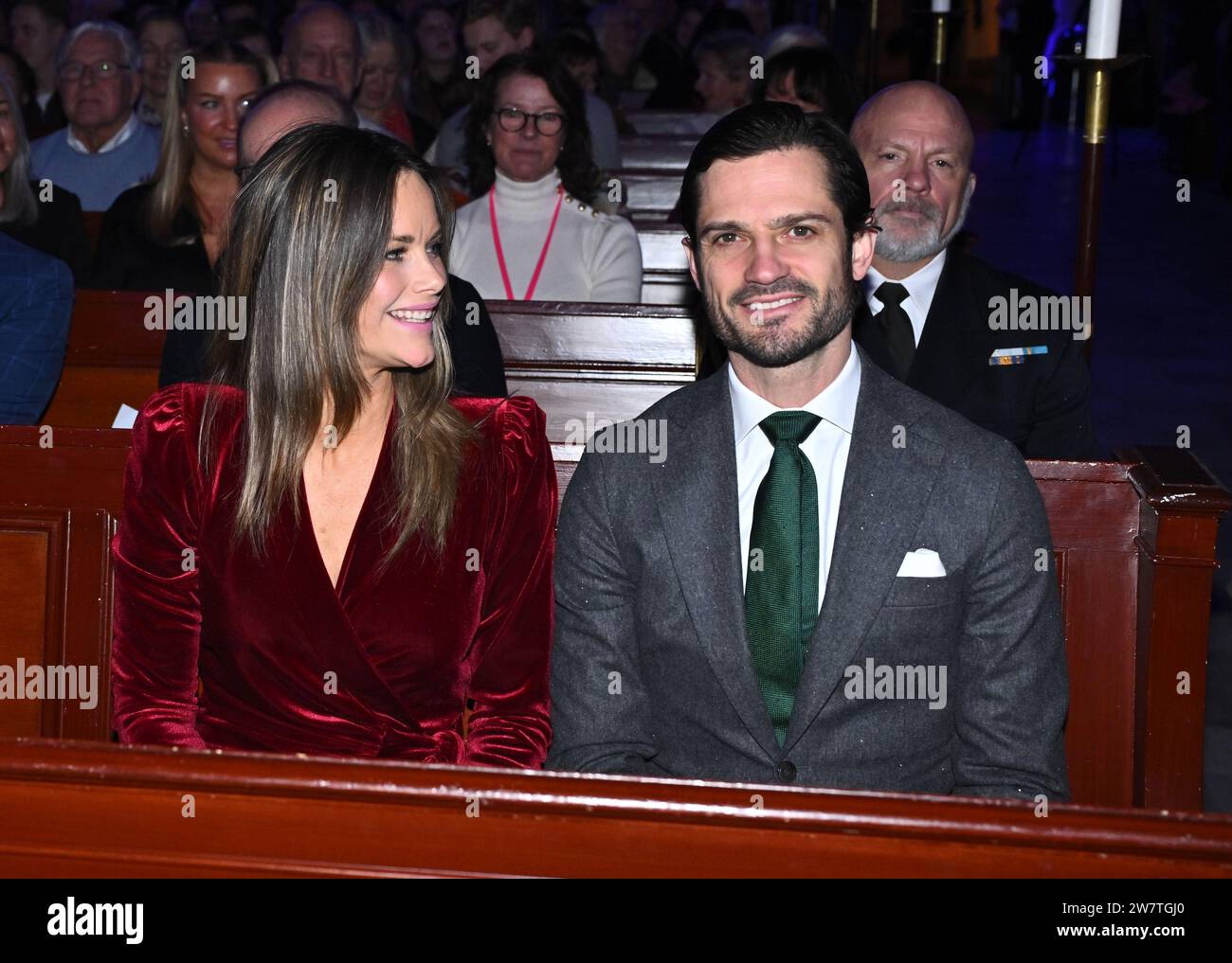 Stockholm, Sweden. 21st Dec, 2023. Prince Carl Philip and Princess ...