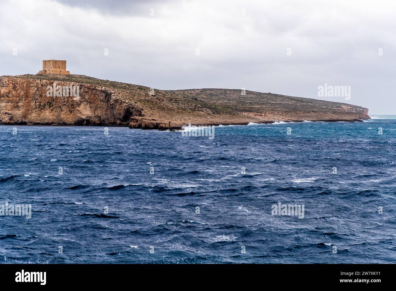 Ferry crossing between Gozo and Malta with the Gozo Channel Line past ...