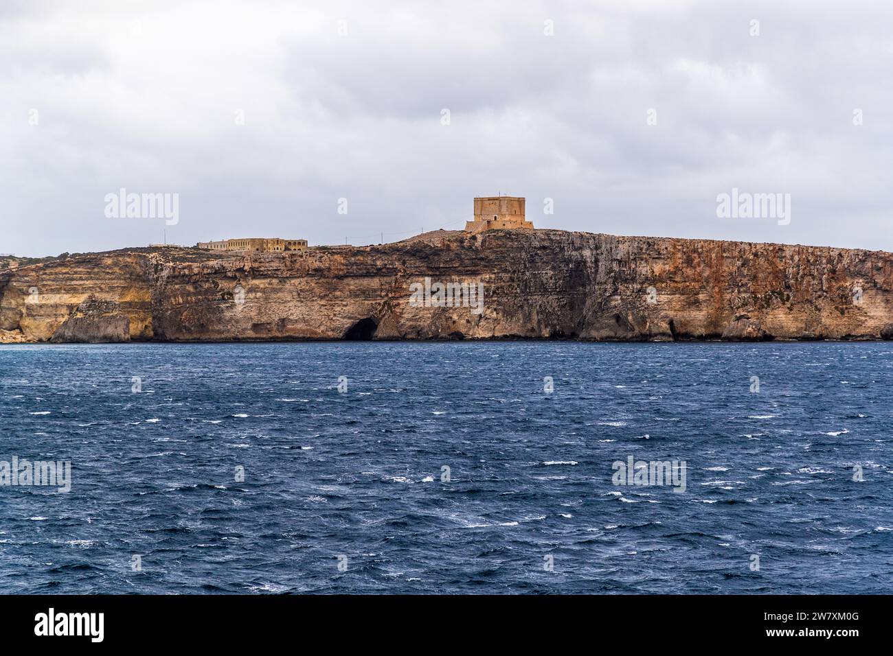 Ferry crossing between Gozo and Malta with the Gozo Channel Line past ...