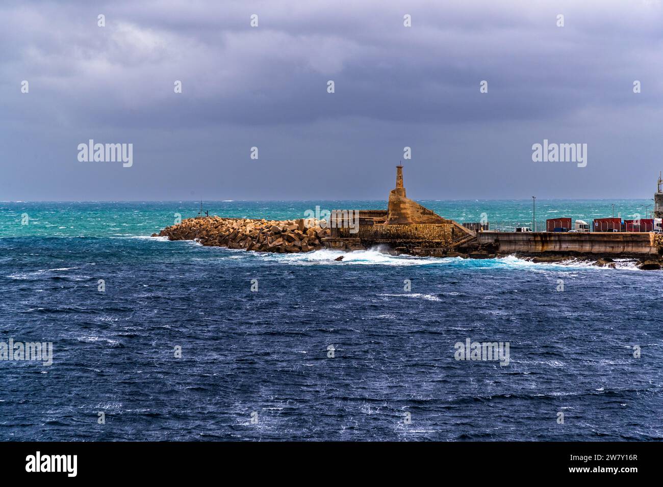 Ferry crossing between Gozo and Malta with the Gozo Channel Line past ...