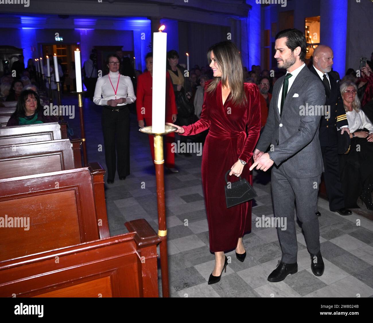 Stockholm, Sweden. 21st Dec, 2023. Prince Carl Philip and Princess ...