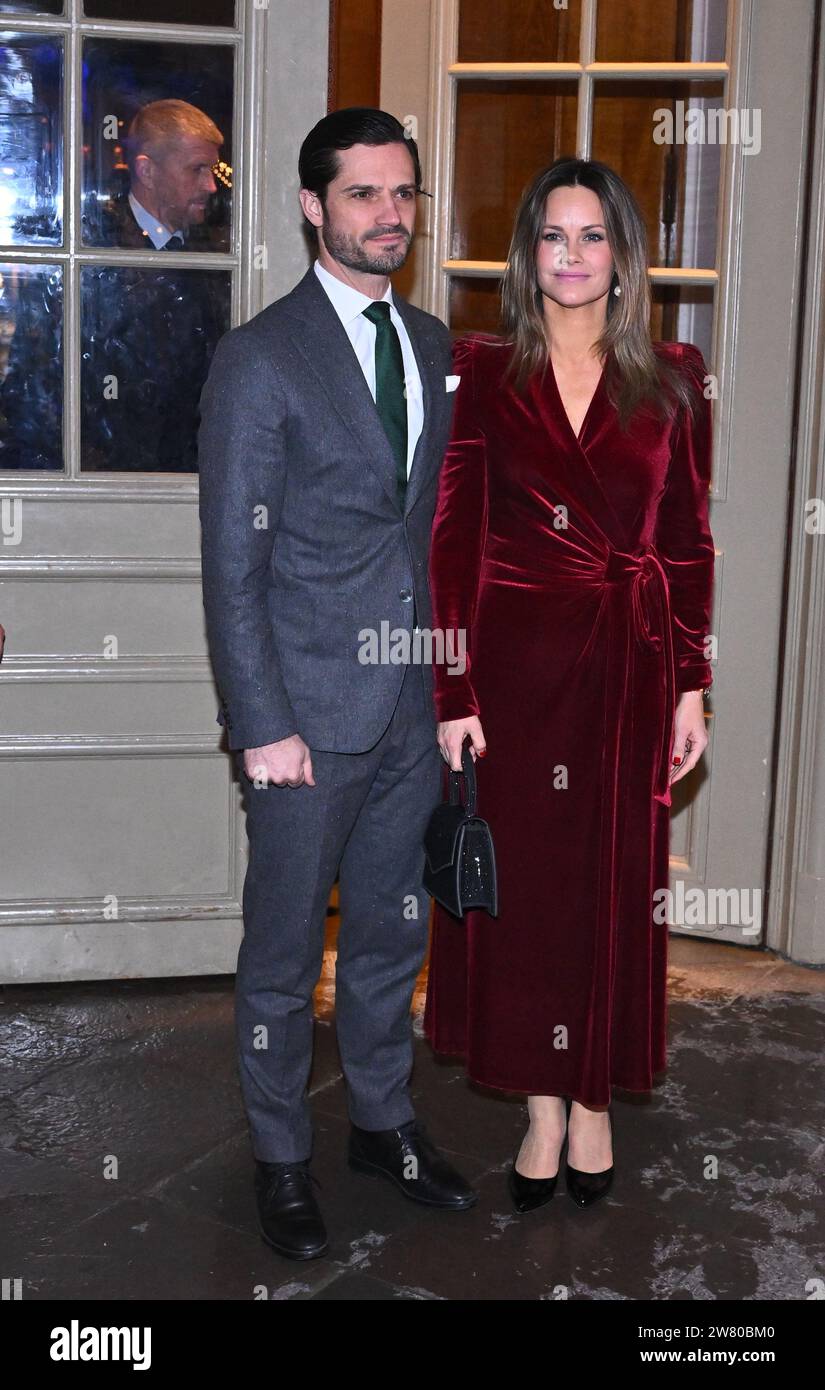 Stockholm, Sweden. 21st Dec, 2023. Prince Carl Philip and Princess ...