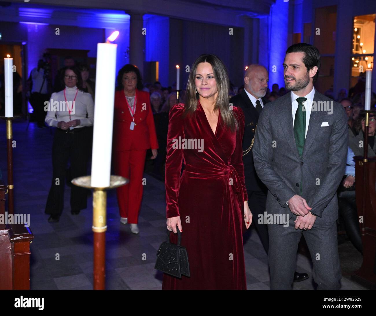 Stockholm, Sweden. 21st Dec, 2023. Prince Carl Philip and Princess ...