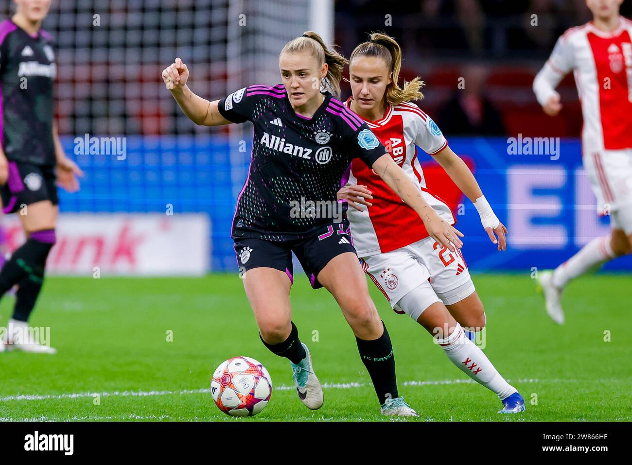 Amsterdam Niederlande December 20 Georgia Stanway Fc Bayern