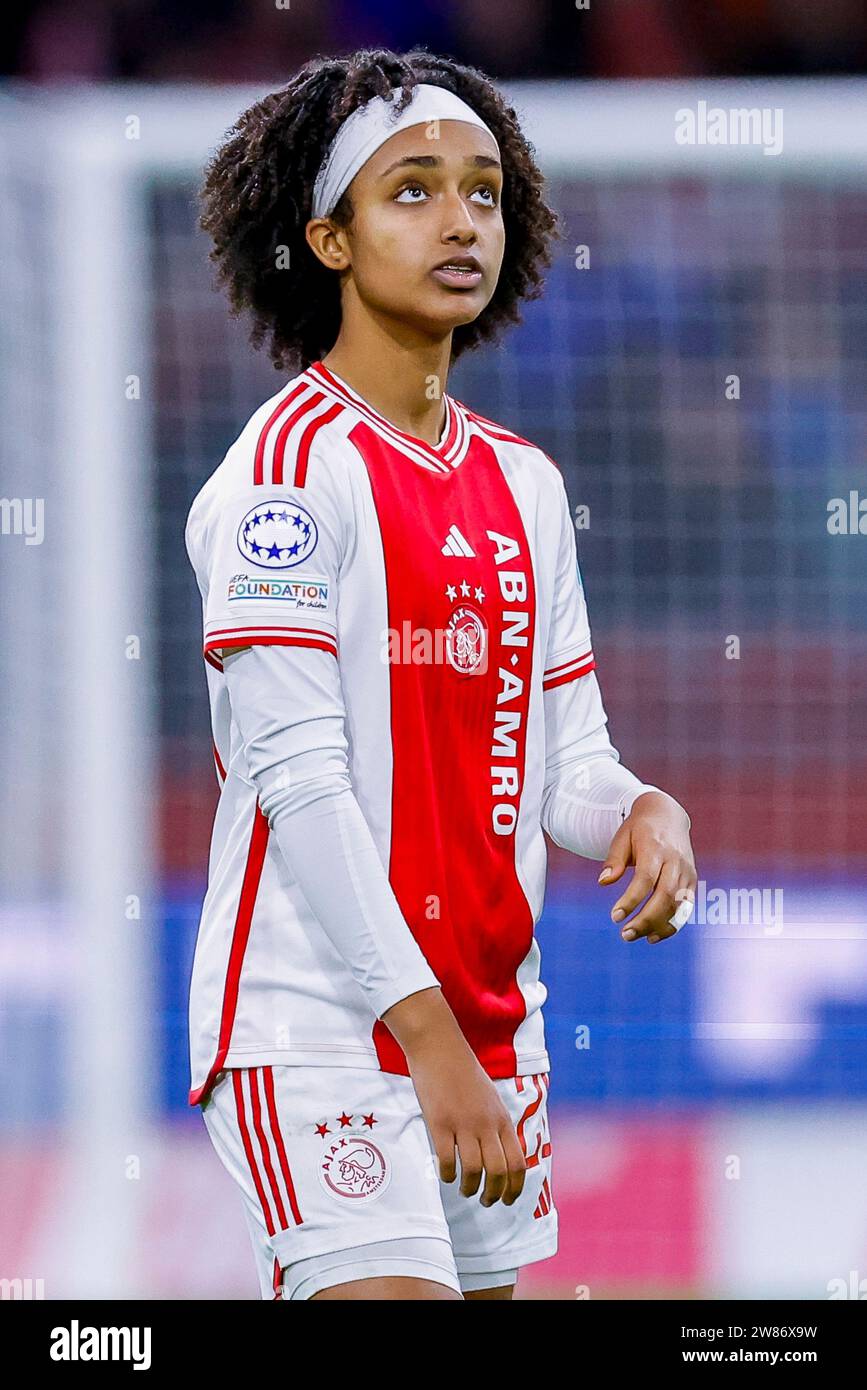 AMSTERDAM, NIEDERLANDE - DECEMBER 20: Lily Yohannes (AJAX Amsterdam ...